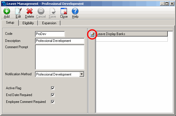 Creating a Leave Type